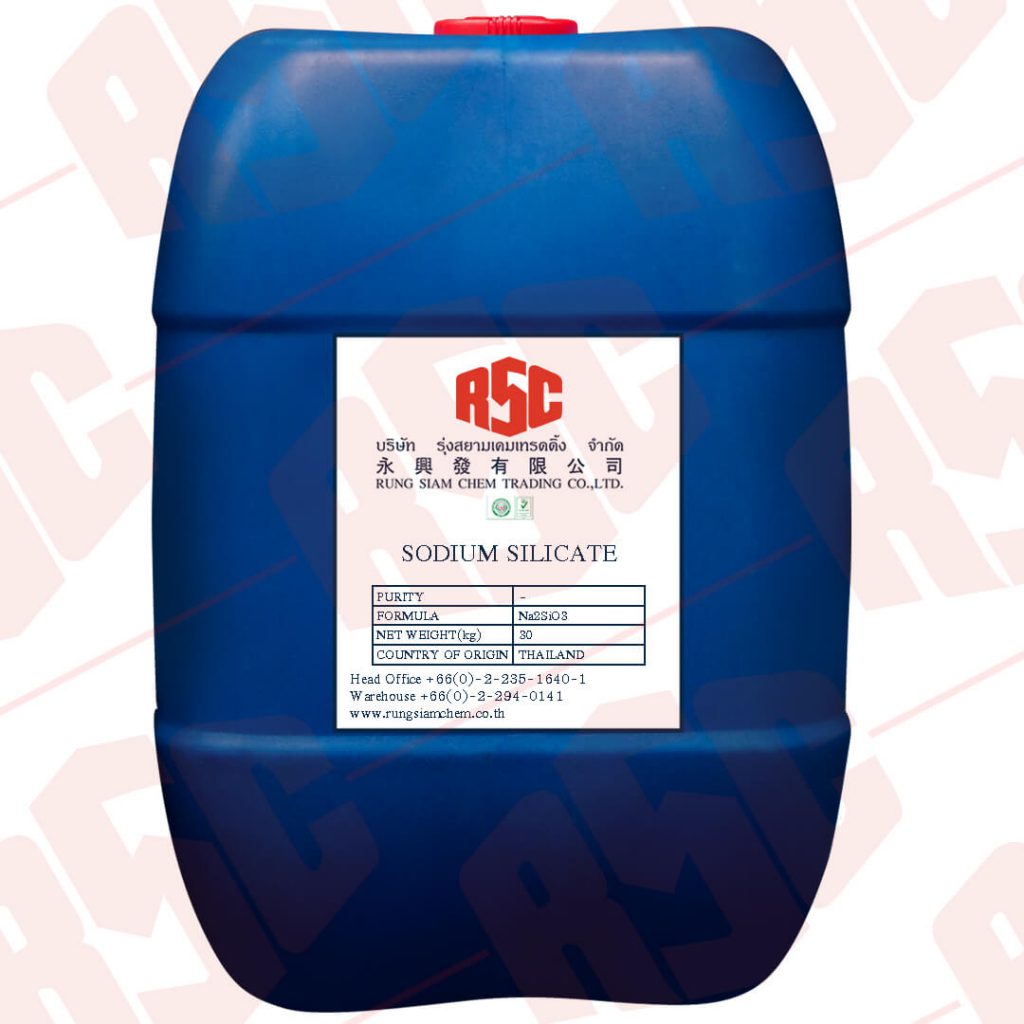Sodium Silicate - โซเดียมซิลิเกต - RUNG SIAM CHEM TRADING Co., Ltd.